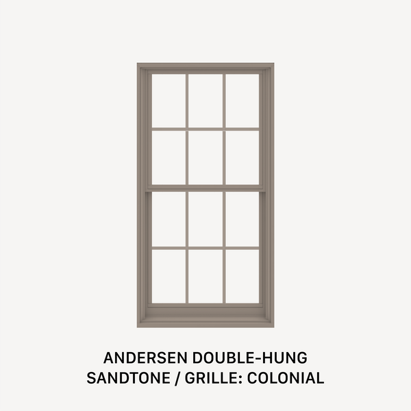 Andersen® Double-Hung Windows: Sandtone - Winstar Builders